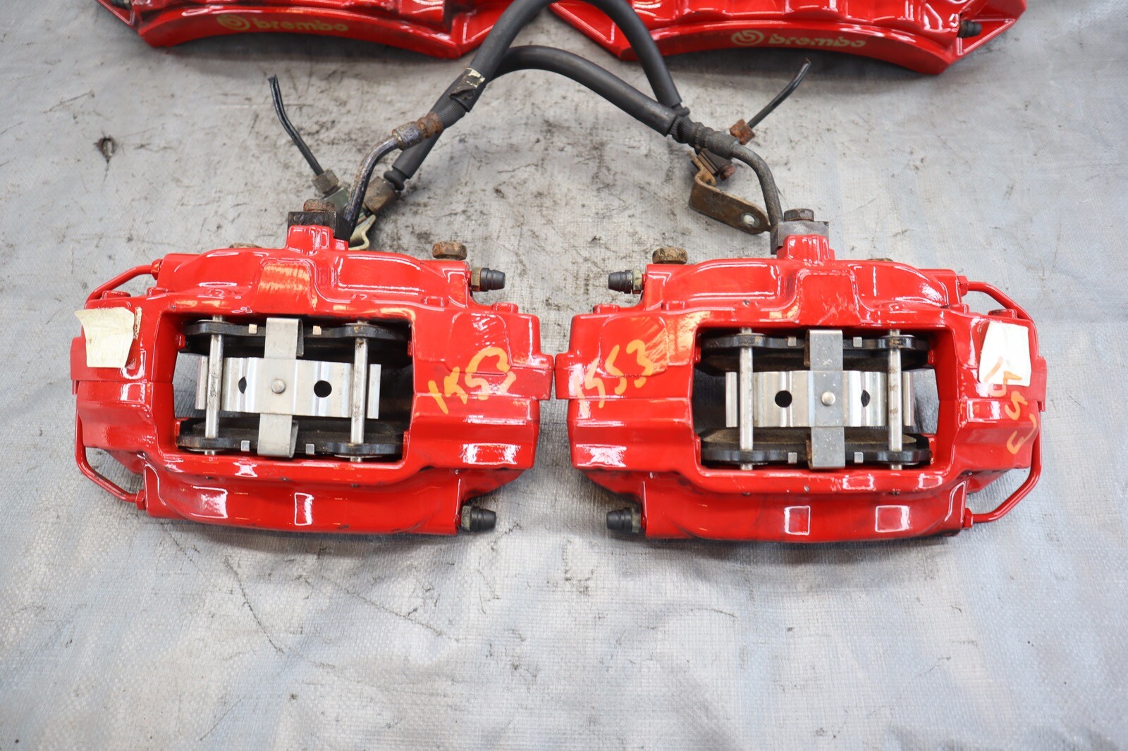 2019 DODGE CHALLENGER SRT HELLCAT REDEYE OEM BREMBO BRAKE CALIPERS ...