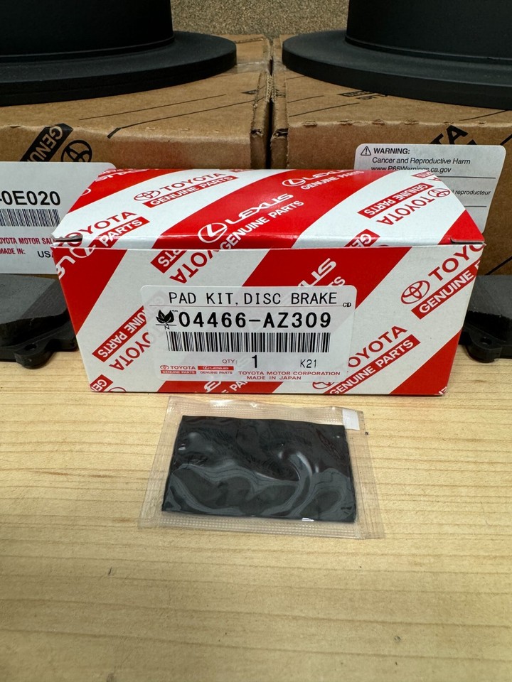 2014-2019 TOYOTA HIGHLANDER REAR GENUINE OEM BRAKE ROTORS AND TCMC ...