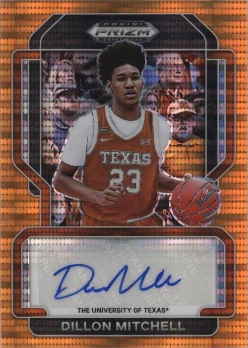 2022-23 Panini Prizm Draft Picks - Freshman Signatures Dillon Mitchell ...