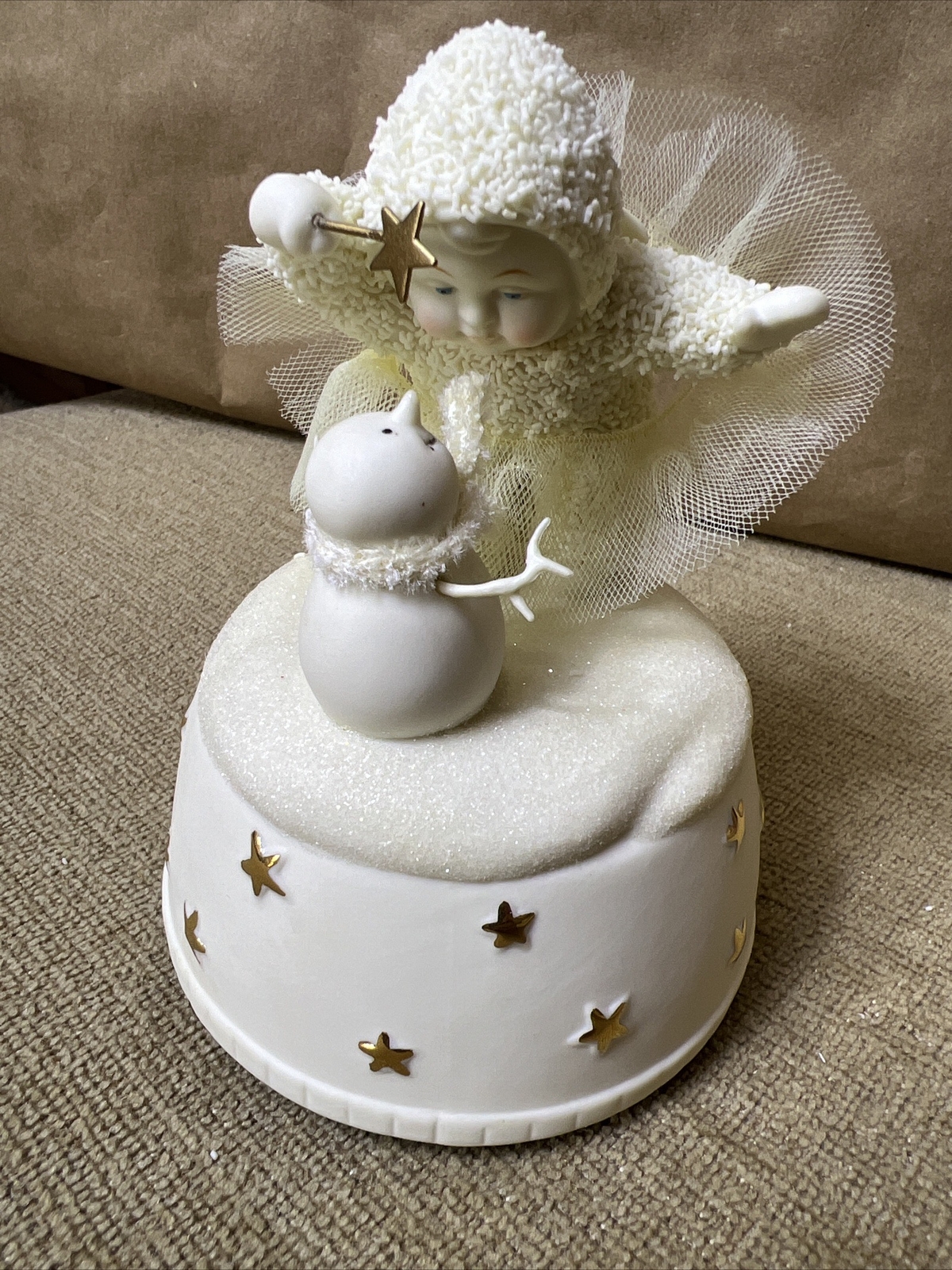Dept 56 Snowbabies Music Box A Little Holiday Magic Plays Let It Snow ...