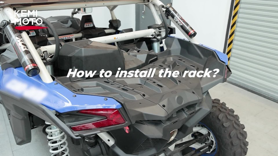 2017-2025 Can-Am Maverick X3 Rear Luggage Rack Kit #715006590 | Black ...