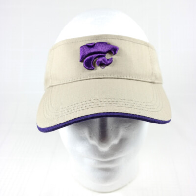 Kansas K-State University KSU Wildcats Cotton Sun Visor Cap Hat Team ...