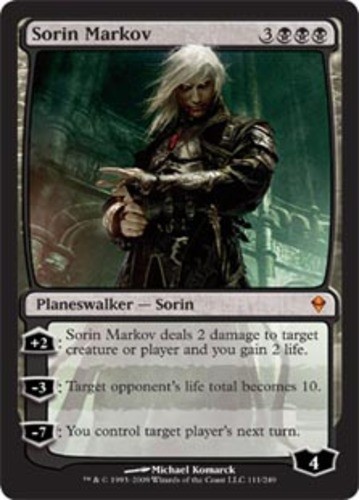 Near Mint, English - 1 x MTG Sorin Markov Zendikar | eBay