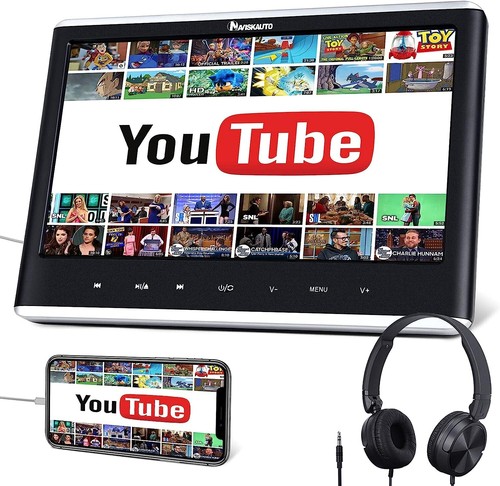NAVISKAUTO 12inch Car DVD Player BR1259B Region-Free Last Memory CD/DVD ...