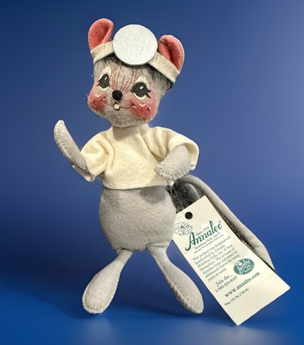 Vintage Doctor Nurse Mouse 1999 Annalee 7" Tall With Tag Rare! 1.0 | eBay