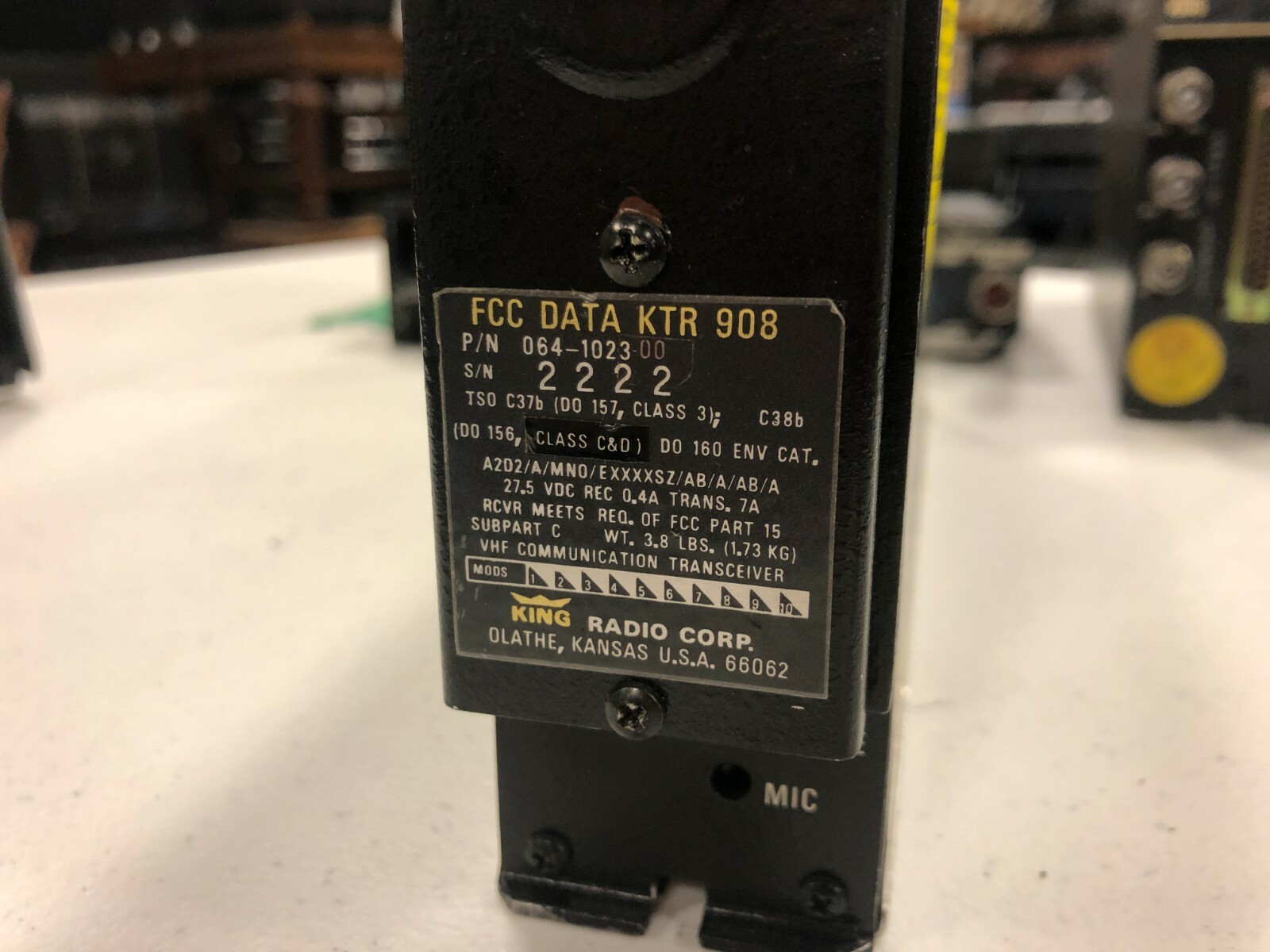 King KTR 908 VHF Comm Transceiver - Core for sale online | eBay