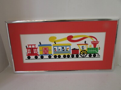 ORIGINAL SERIGRAPH BY FREDERICK E. ALLEN FRAMED #189/250 18.25" X 9.25 ...