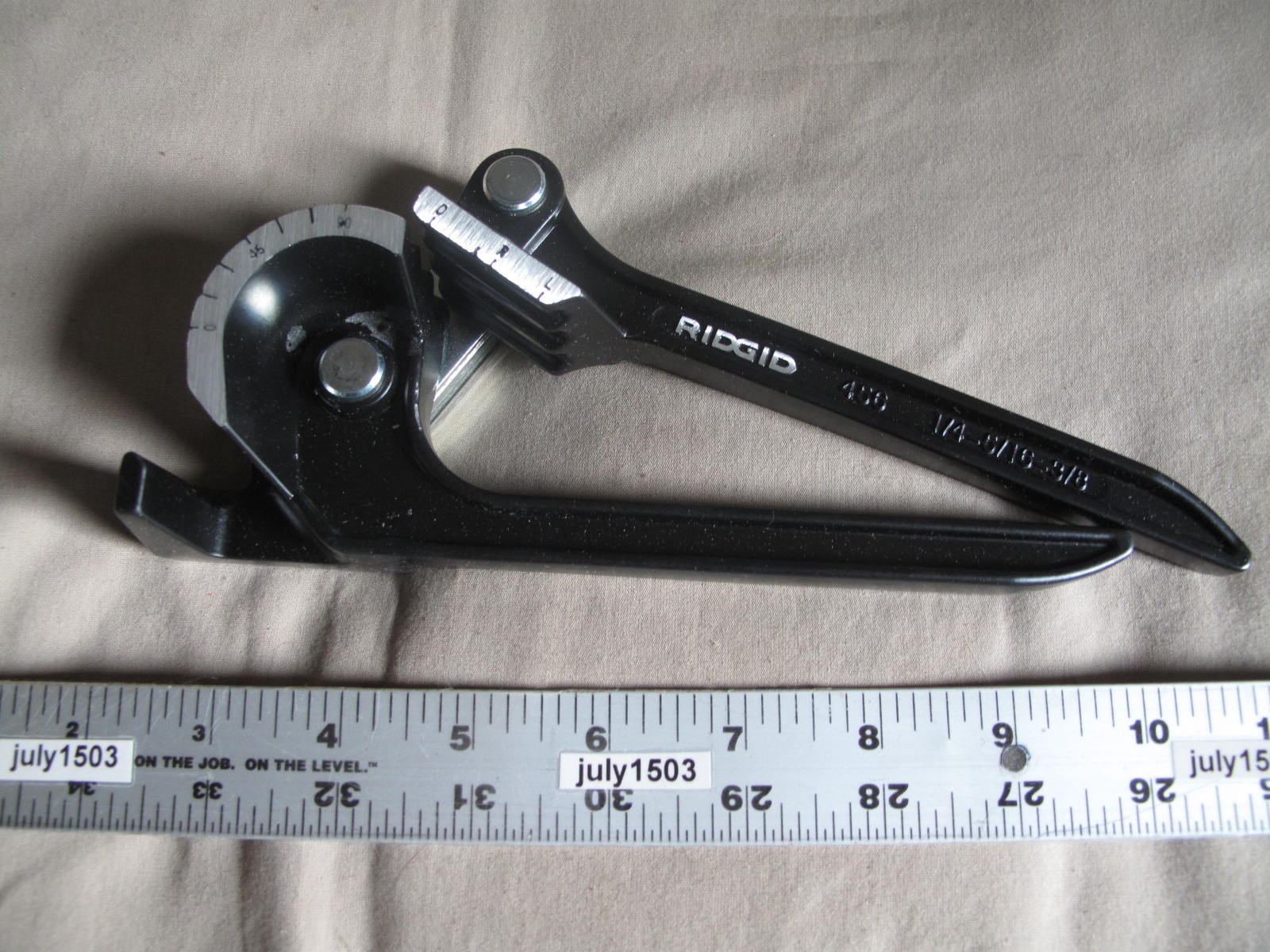 (1) New Ridgid 44852 Tubing Bender Model 456 Tribender 1/4" 5/16" 3/8 ...
