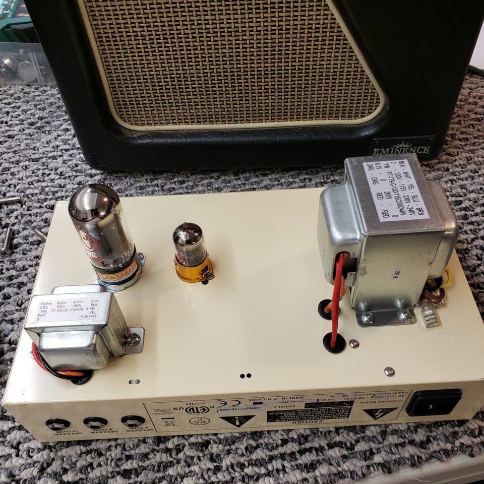 EVJ Mad Daddy Guitar Amplifier. Basic Champ style 6V6 single ended Head ...
