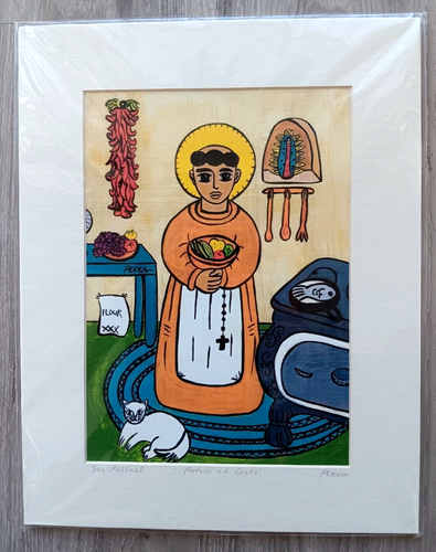 Frances Perea New Mexico Folk Art Retablo Print San Pasqual Patron ...