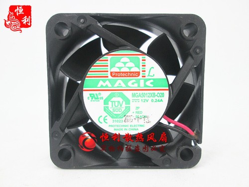 1PC MAGIC 5020 MGA5012XB-O20 DC12V 0.24A 5CM double ball cooling fan ...