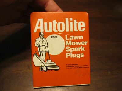 AUTOLITE LAWN MOWER SPARK PLUG FRAM CORPORATION ORIGINAL SHELF DISPLAY ...