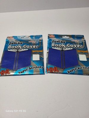 Jumbo Book Covers (2) XXL Super Stretchy Premium Blue Like Book Sox | eBay