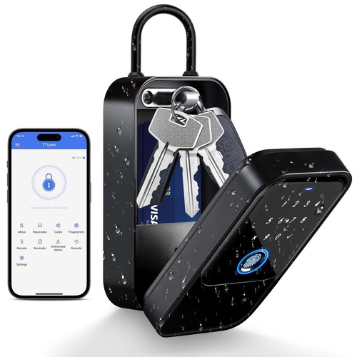 Smart Key Box - Advanced Fingerprint Recognition, App Control, Manual ...