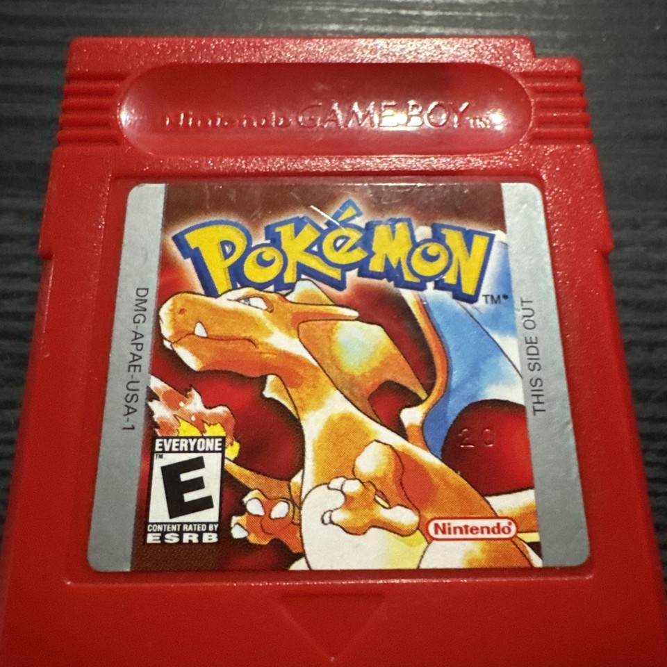 Pokemon Red Gameboy Color Authentic Game Nintendo Gameboy 1998 New ...