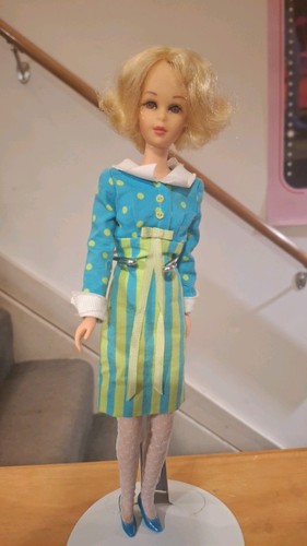 Vtg FRANCIE Doll Short Flip TNT BEND LEG Japan #1170 1966 Blonde Barbie ...