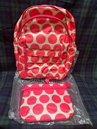 Thirty One Her Deluxe Backpack with Crossbody Bag Coral Pink | eBay