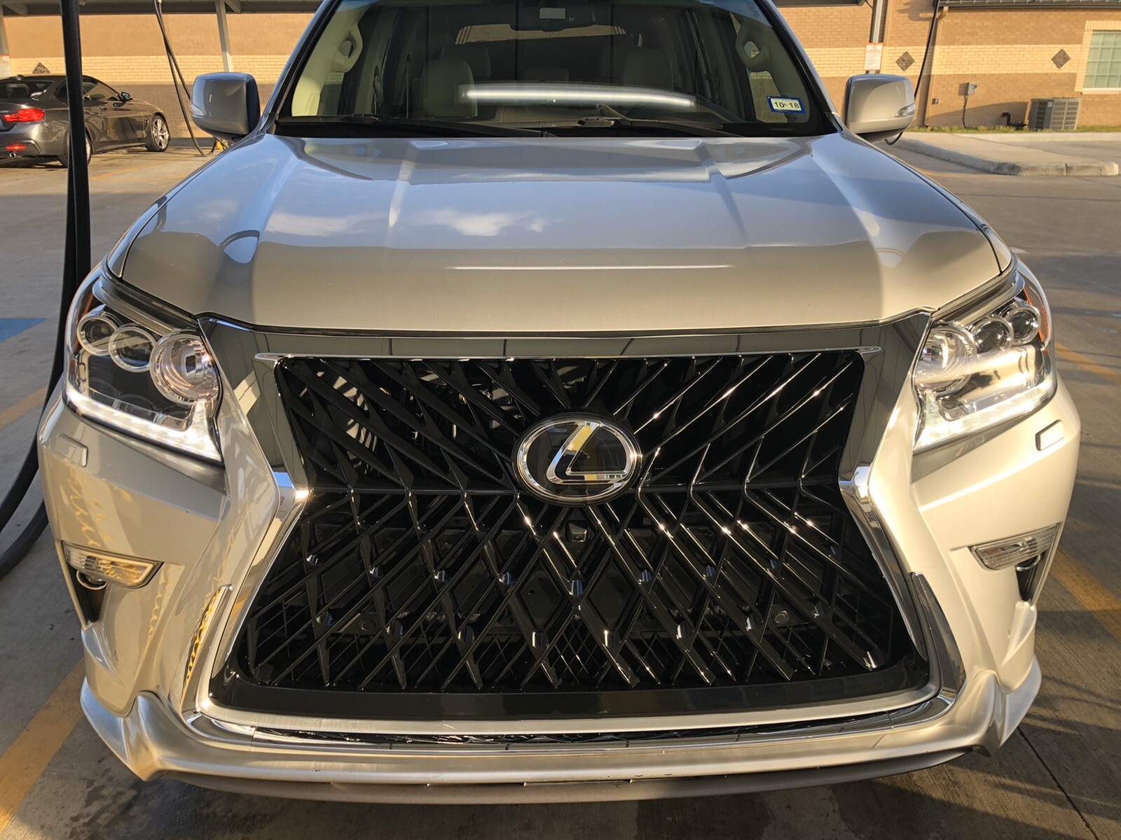 *NEW LEXUS GX460 GRILL EMBLEM OEM 7" INCH 2014-2019 SHINY NEW FITS ...