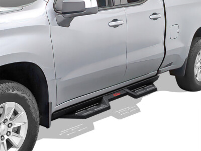 Fits 19-24 Silverado 1500 Extended Cab/Double Cab Drop Style D2D Steps ...
