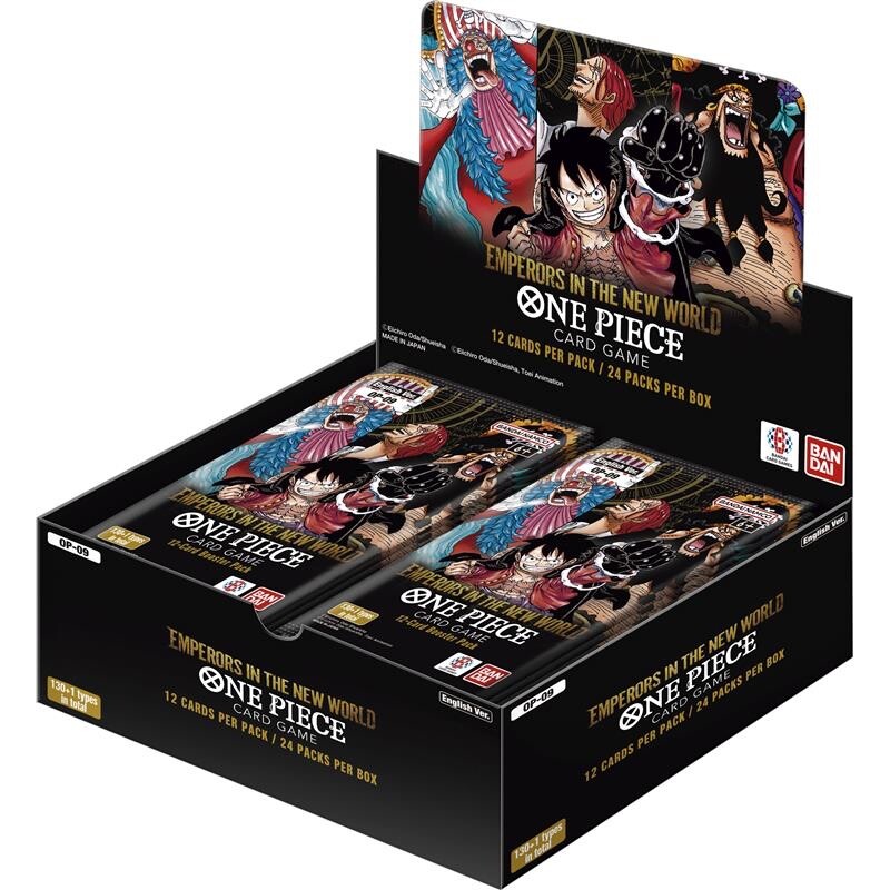 one piece box op09 Four Emperors OP-09 Display ENG sealed english op 09 ...