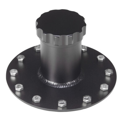 12 Bolts Flange Billet Aluminum Straight Fuel Cell Fast Fill Filler ...