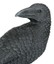Large Dark Raven on Large Rock Platform Resin Statue Figurine 8" Height ...