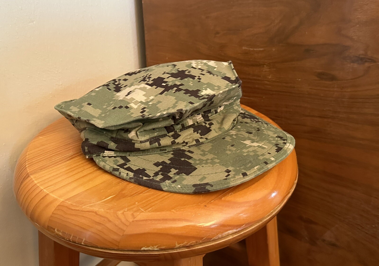 U.S. Navy Working Type III Camouflage Cap Sz 7 1/4 U.S. Military Hat ...