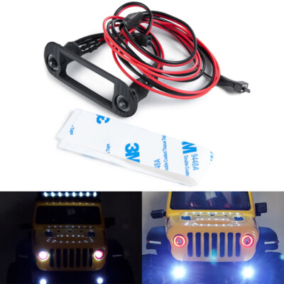 Front LED Lights Lamp Headlight Assembly Kit for 1/24 Axial SCX24 90081 ...