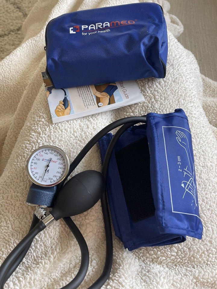 PARAMED Aneroid Sphygmomanometer – Manual Blood Pressure Cuff | eBay