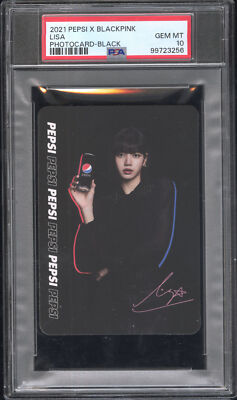 2021 Pepsi x BLACKPINK Lisa Black Photocard PSA 10 GEM MINT | eBay
