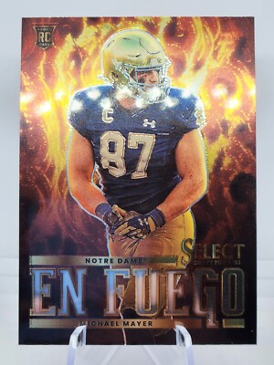 2023 Panini Select Draft Picks MICHAEL MAYER "En Fuego" #EF-MM MINT! | eBay