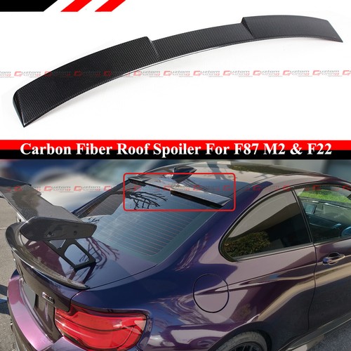FOR 2014-2021 BMW F22 2 SERIES F87 M2 M2C CARBON FIBER REAR ROOF WINDOW ...