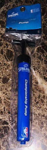SPALDING NBA Championship 12 Inch Air Pump with Inflation Needle Blue ...