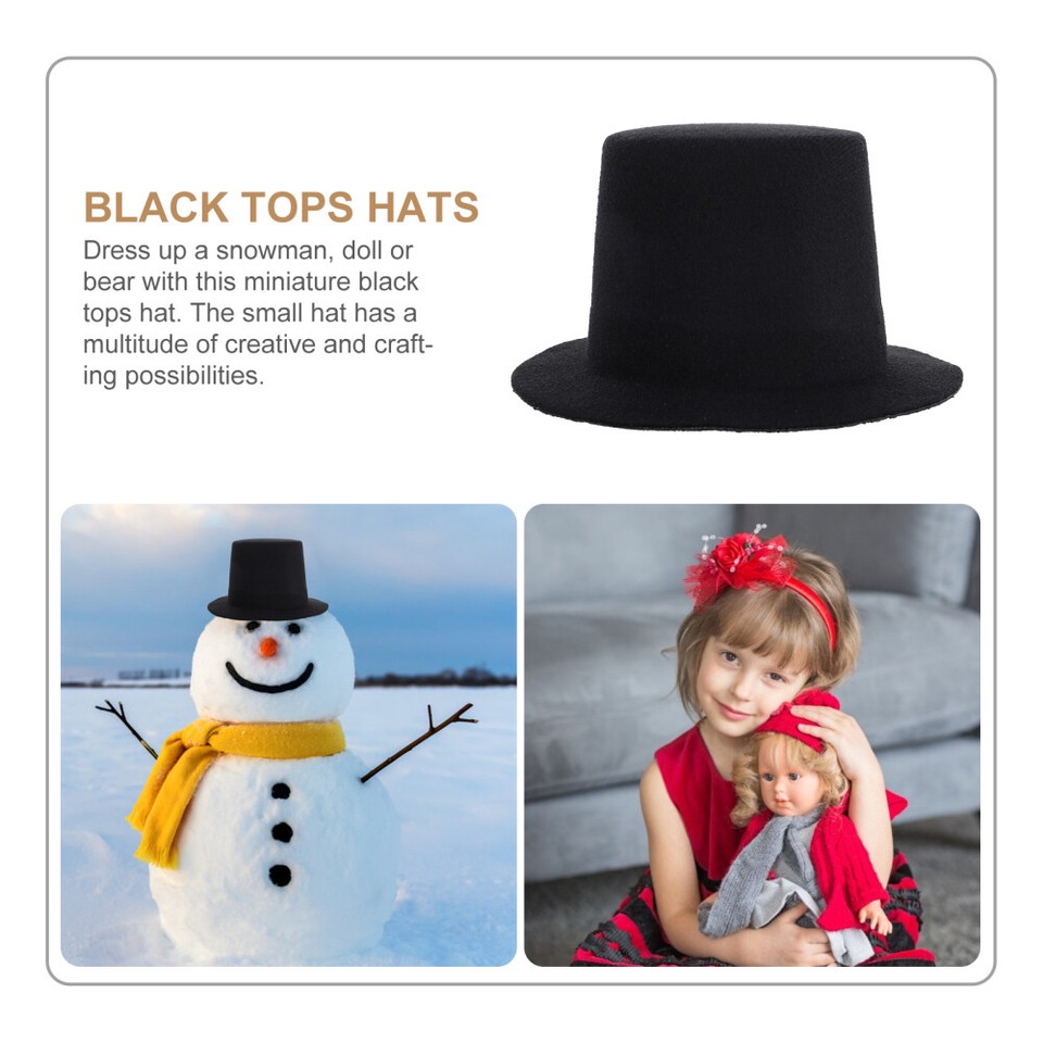 2PCS doll formal hat tops hats for DIY crafts Creative Small Doll Craft ...