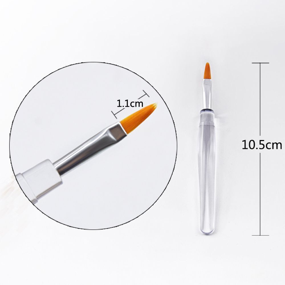 Transparent Portable Makeup Tool Lip Brushes Applicator Lipstick ...