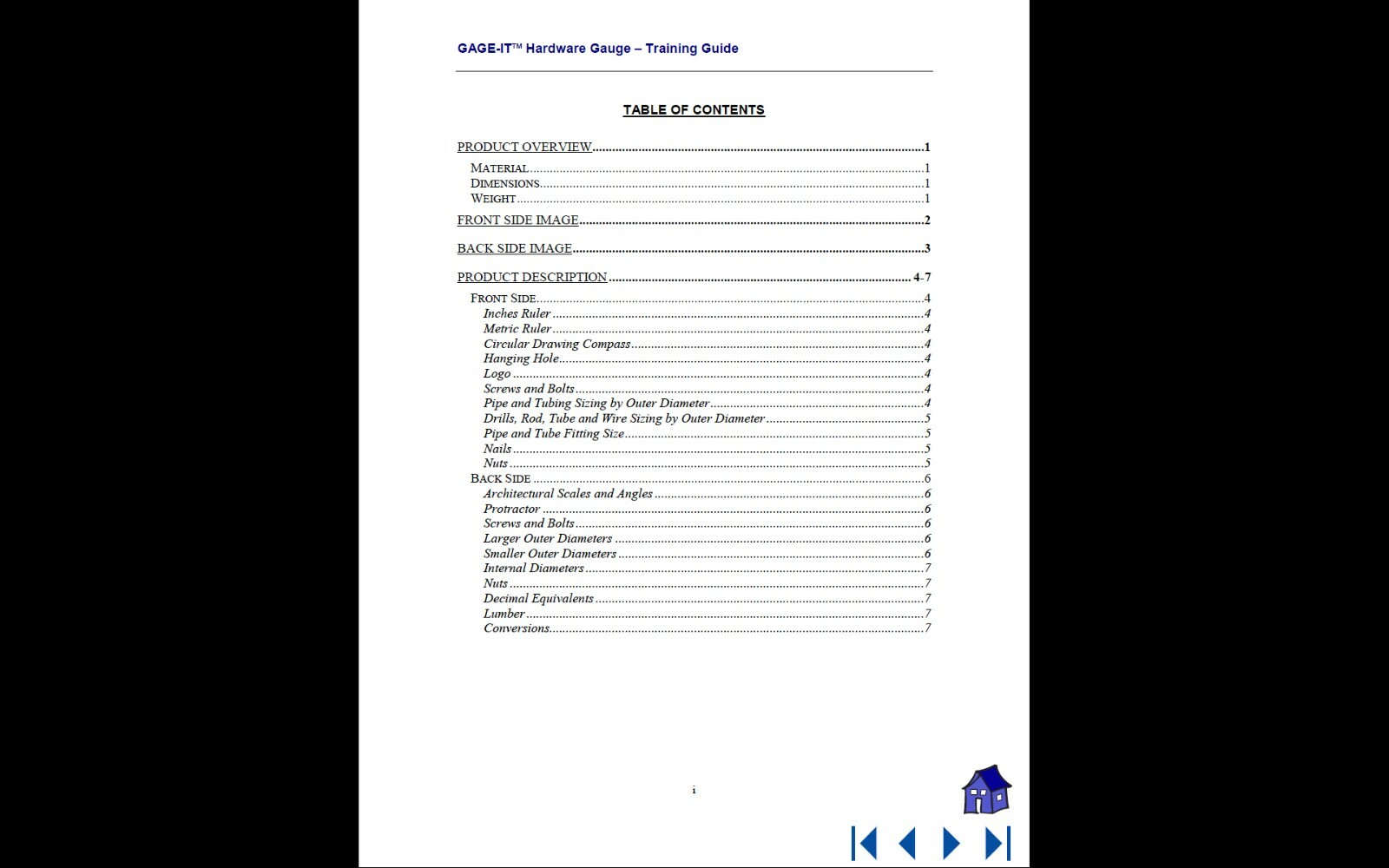 GAGE-IT Hardware Gauge Measuring Tool for Pipe Threads Wire Drills ...