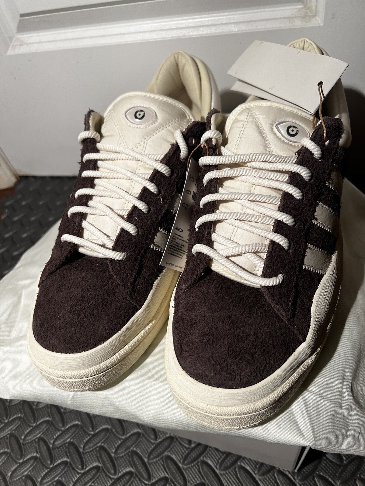 NEW Adidas Originals x Bad Bunny Campus size 12 Dark Brown Men's Shoes ...