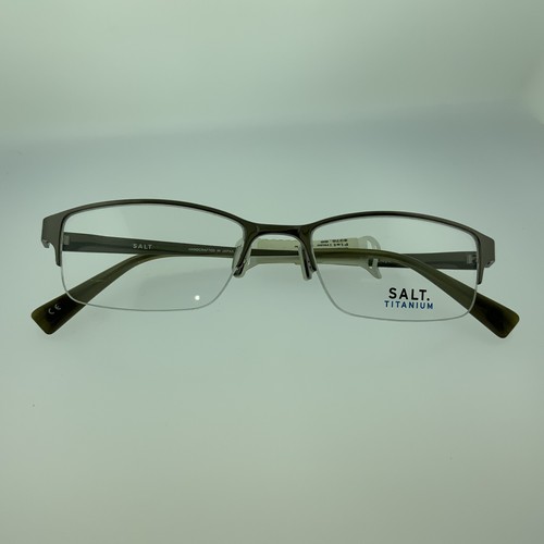 Salt Lloyd Platinum Black Designer Eyeglasses Frames 52-18-145 Brand ...