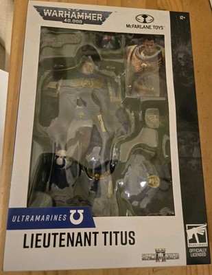 McFarlane Warhammer 40K Lieutenant Titus Space Marine II 7" Action ...