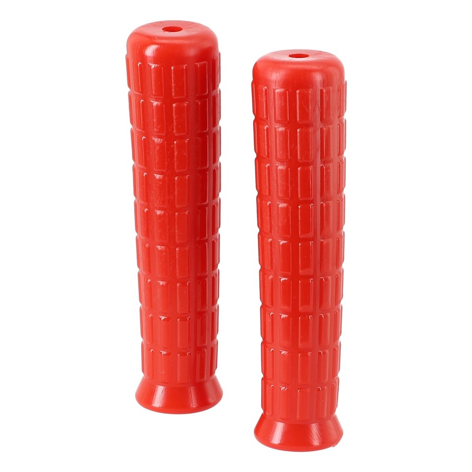 Firm Grip Rubber Handles for Wheelbarrow Red Round Tubes Replacement ...