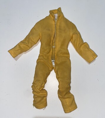 Vintage GI Joe Yellow Coverall Jumpsuit Vkk Zipper 60s 70s? | eBay