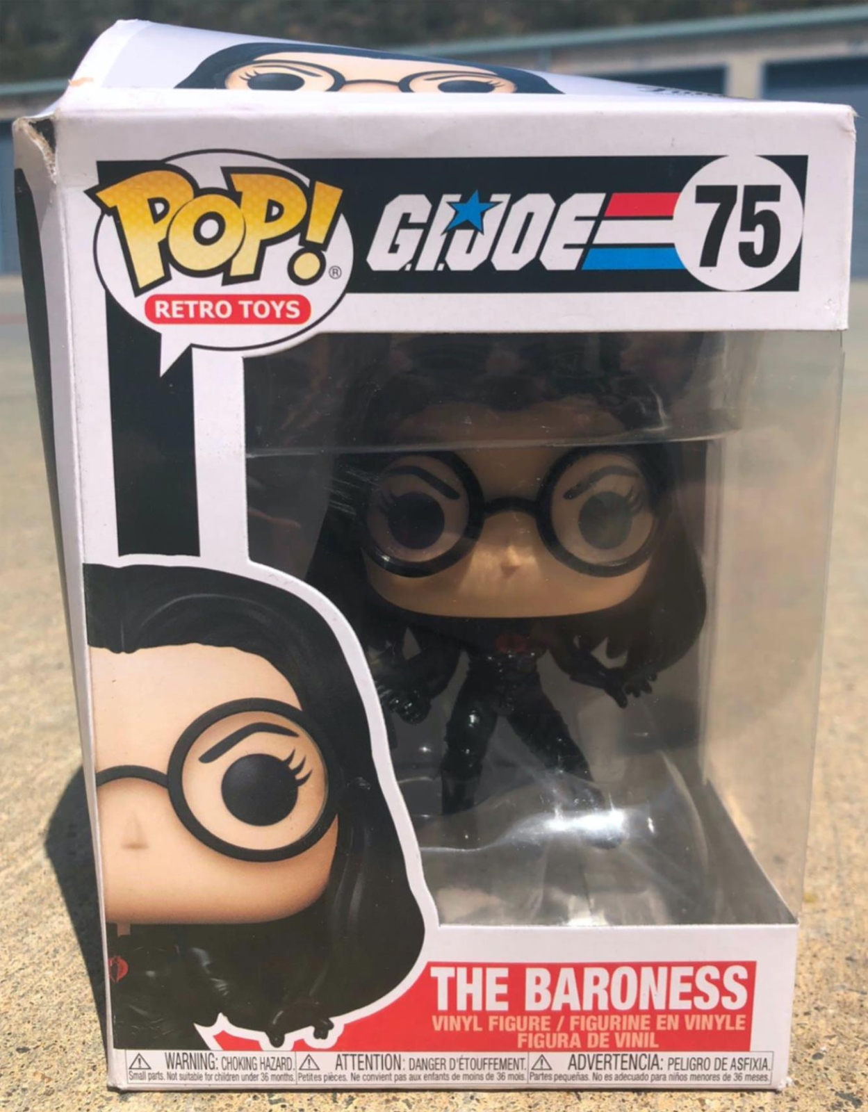 FUNKO POP Retro GI Joe THE BARONESS 75 Vinyl Figure 2021 NEW Lightly ...
