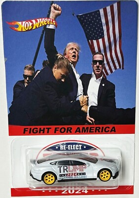 Tesla Model Y Custom Hot Wheels Donald Trump's Assasination Attempt ...
