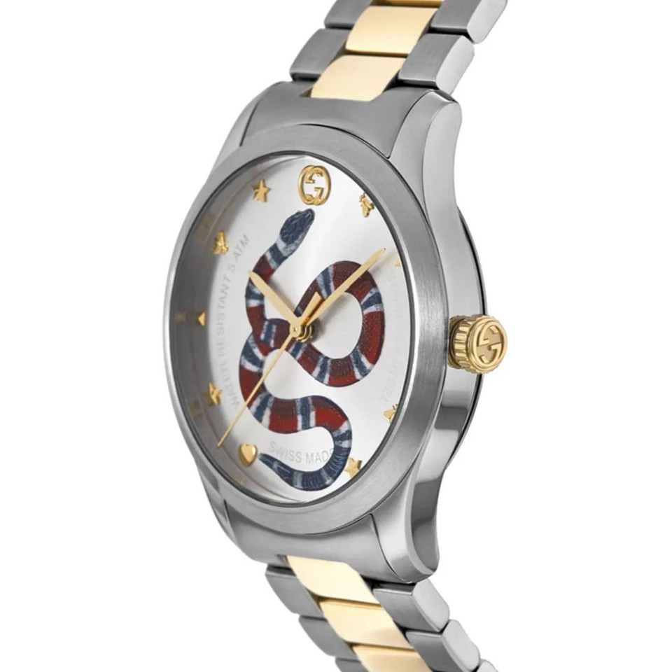 Gucci YA1264075 Men's G-Timeless Silver Dial Quartz Watch | eBay