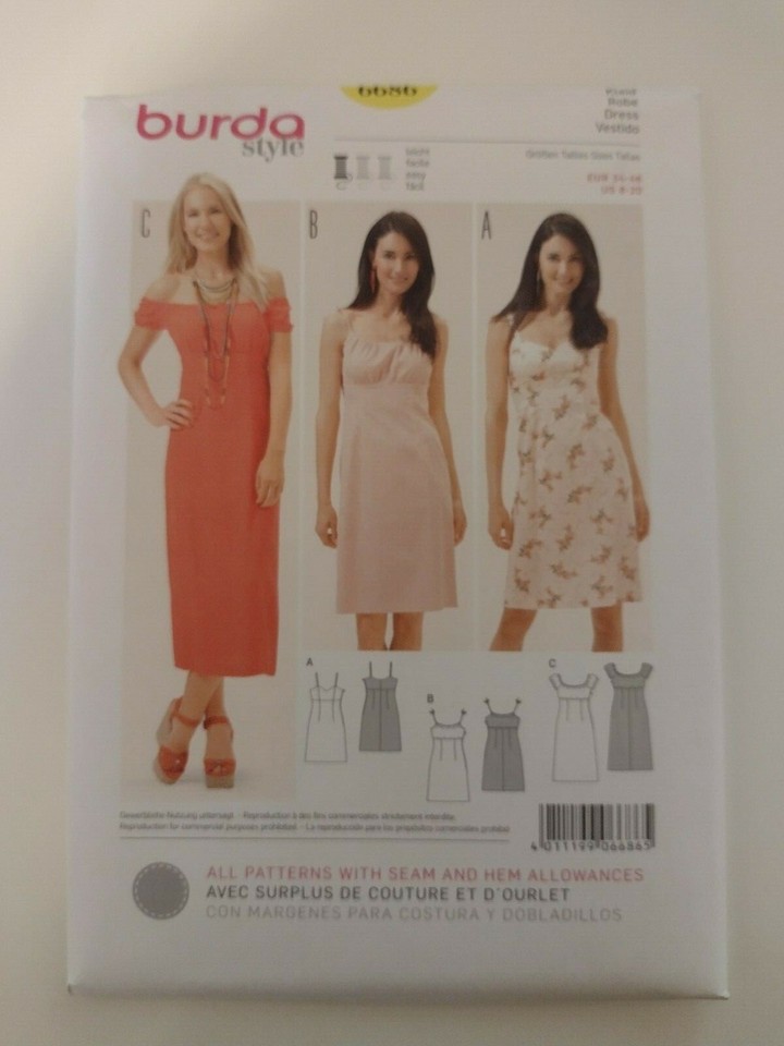 New Assorted Sewing Patterns Burda Range 6614 - 6781 | eBay UK