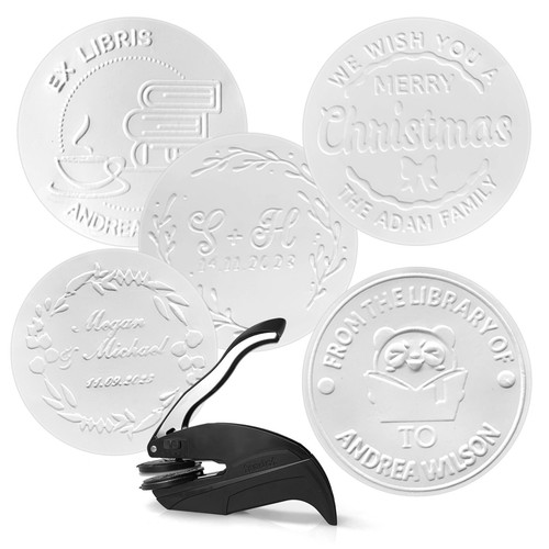 Personalized Embosser Book Stamp -From The Library of -Custom Book ...