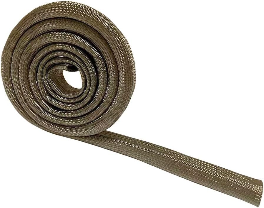 Heat Shield Sleeve 3/5"IDX10' Fuel Line Auto Hose Spark Plug Wire Heat ...