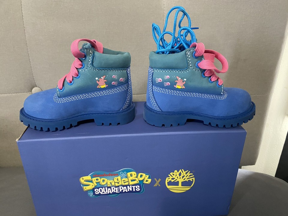 Infant SpongeBob timberland boots Size 8k | eBay