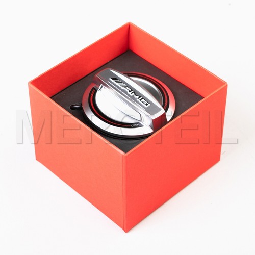 Genuine Mercedes AMG Fuel Filler Cap Chrome with Red Inserts | eBay ...