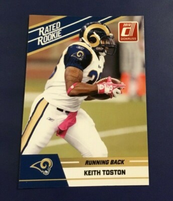 2010 Donruss # 62 KEITH TOSTON RATED ROOKIE St. Louis Rams Oklahoma ...